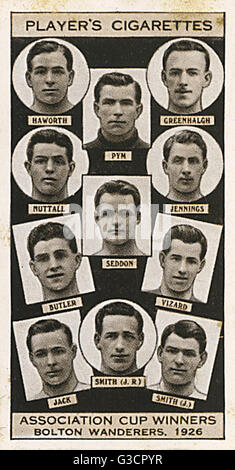 FA Cup winners - Bolton Wanderers, 1929 Stock Photo - Alamy