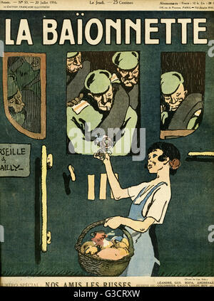 Front cover, La Baionnette Stock Photo - Alamy