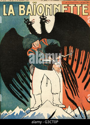 Front cover, La Baionnette, WW1 Stock Photo - Alamy