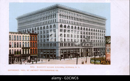 Ellicott Square Building, Buffalo, New York State, USA Stock Photo - Alamy