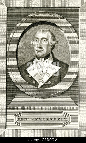 Richard Kempenfelt - British rear-admiral Stock Photo - Alamy