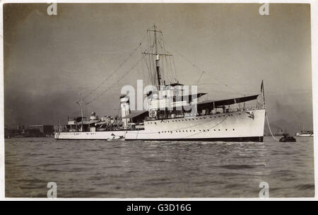 HMS Bruce, British flotilla leader and destroyers Stock Photo - Alamy