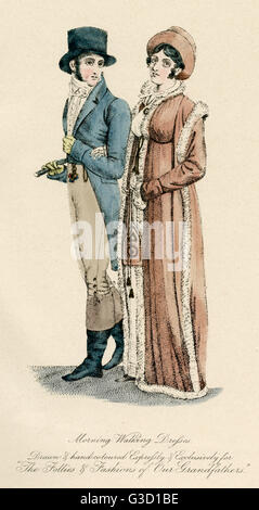 Morning clothing for men 1807 Stock Photo - Alamy