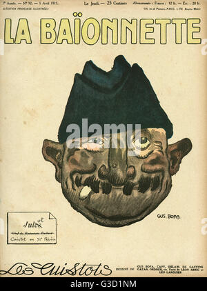 Front cover, La Baionnette, WW1 Stock Photo - Alamy