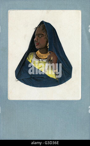 Veiled Egyptian Beauty Stock Photo - Alamy