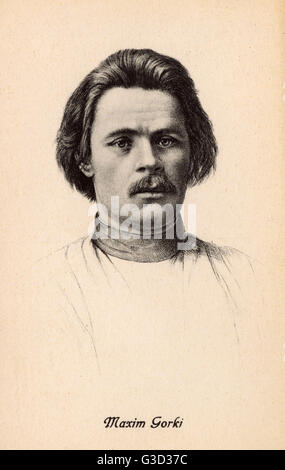 Maxim Gorky (Alexei Maximovich Peshkov) - portrait of the Russian Stock Photo: 83366068 - Alamy