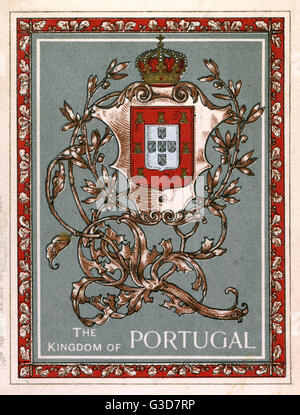 heraldry, coat of arms, Portugal Stock Photo - Alamy