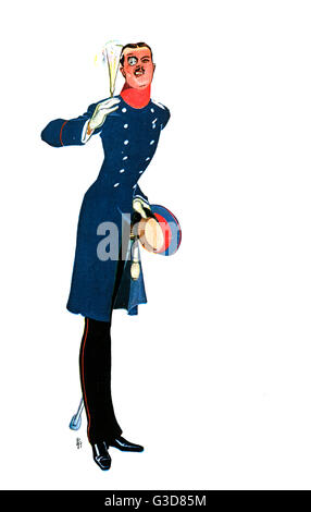 A smart, rather foppish German Military Officer - 1900s Stock Photo - Alamy