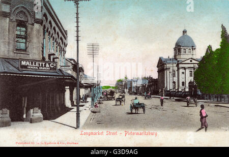 Longmarket Street, Pietermaritzburg, Natal, South Africa Stock Photo ...