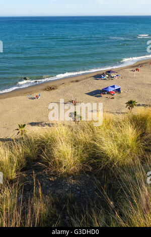 Fuengirola Spain. Aerial view of Fuengirola, Costa del Sol, Andalusia ...