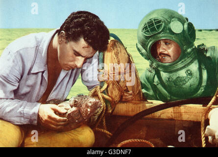 Ghost Diver, USA 1957, Regie: Richard Einfeld, Merrill White, Darsteller: Pira Louis Stock Photo ...