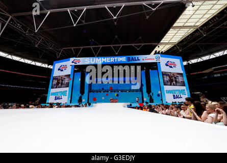 The empty stage prior to Capital FM's Summertime Ball with Vodafone ...