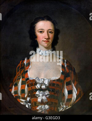 Flora MacDonald. Portrait of the Jacobite heroine Flora Macdonald (1722-1790), famed for helping ...