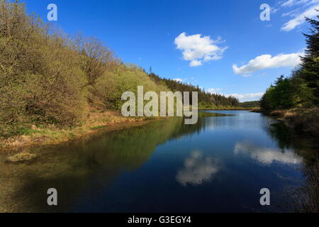 Old Reservoir for the disused Hendre Ddu slate quarry, Gartheiniog ...