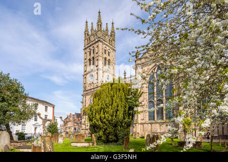 St. Mary`s Church, Warwick, Warwickshire, England, UK Stock Photo - Alamy