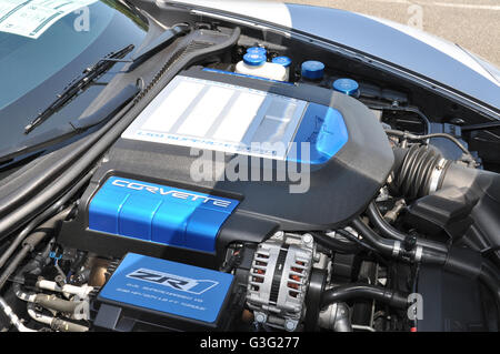A ZR1 Corvette with a LS9 Supercharged engine Stock Photo - Alamy