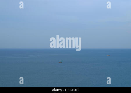 Rupat Island, Indonesia. 16th Apr, 2016. Ship passing in the Malacca ...
