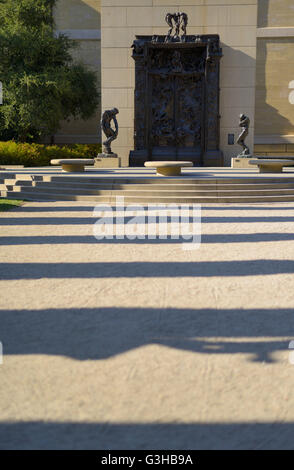 The Auguste Rodin sculpture garden at the Iris and B. Gerald Cantor ...