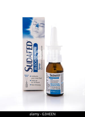 Sudafed Nasal Spray Stock Photo - Alamy