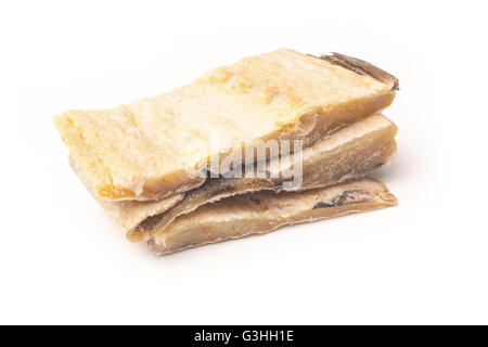 Dried, salted codfish is a traditional portuguese fish sold on the open ...