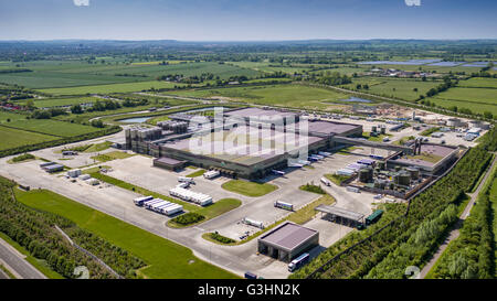 Arla Dairy Products industrial complex at Aston Clinton, Aylesbury in ...