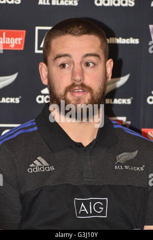 Auckland, New Zealand. 06th June, 2016. Dane Coles (L) and Charlie ...