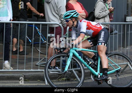 Jennifer George Cycling Stock Photo - Alamy