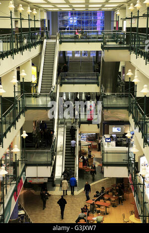 Interior view of Centre Eaton Montreal aka Montreal Eaton Center ...