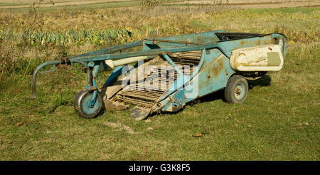 some old machine used for farming long time ago Stock Photo - Alamy