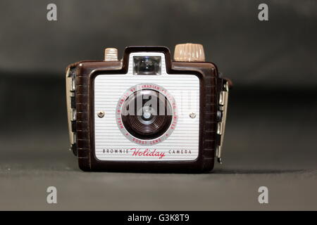 A Vintage Kodak Brownie Holiday Flash 127 film camera With box Stock ...