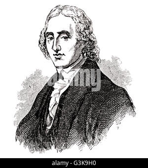 David Rittenhouse, 1732 - 1796, an American astronomer, mathematician ...
