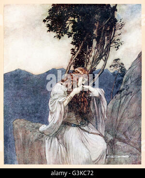 Siegfried and Brünnhilde Stock Photo - Alamy