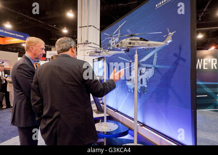 Lockheed Martin exhibit booth at US Navy League Sea-Air-Space ...