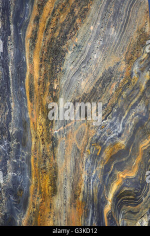 Mylonite (metamorphic rock Stock Photo - Alamy