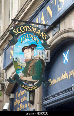Scotsman's Pub and Bar, Edinburgh; Scotland Stock Photo - Alamy