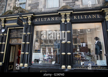 Kiltane Clothing Shop; Edinburgh; Scotland Stock Photo - Alamy