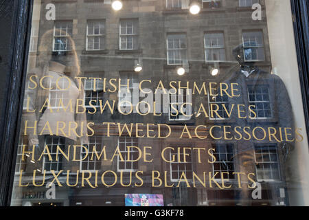 Kiltane Clothing Shop; Edinburgh; Scotland Stock Photo - Alamy