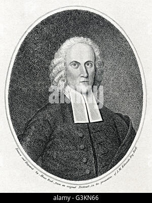 Jonathan Edwards, 1703 - 1758, an American, New England preacher ...