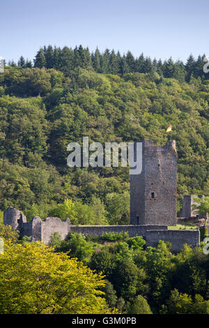 Obernburg castle, one of the two castles in Manderscheid, Eifel ...