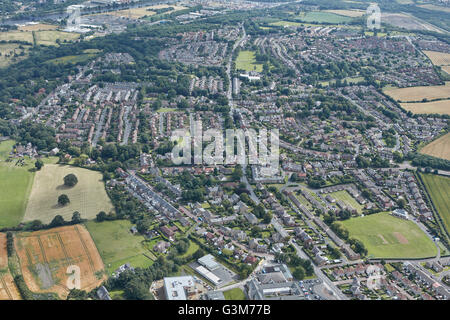 An aerial view of the town of Ryton, Tyne and Wear Stock Photo ...
