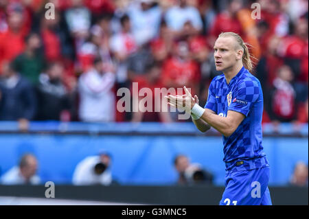 Domagoj Vida (Croatia) ; June 12, 2016 - Football : Uefa Euro France ...