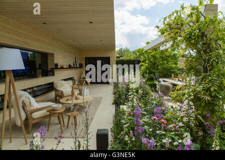 LG Smart Garden by Hay Joung Hwang, RHS Chelsea Flower Show 2016 Stock ...