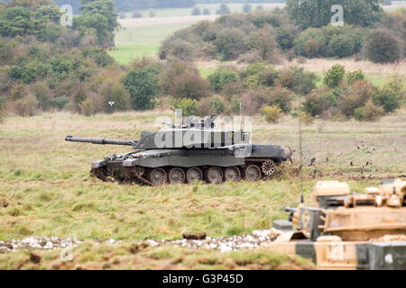 British troops on combined army manoeuvre exercise displaying the ...