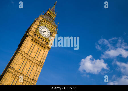 The Elizabeth Tower, which contains the iconic bell named Big Ben, at ...