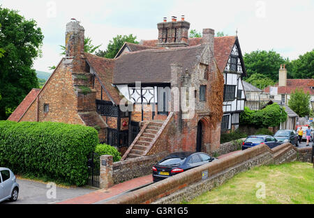 An Elizabethan House in the village of Ditchling, East Sussex, UK Stock ...