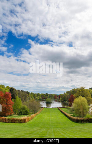 The Lake at Mellerstain House, Gordon, The Borders, Scotland Stock ...