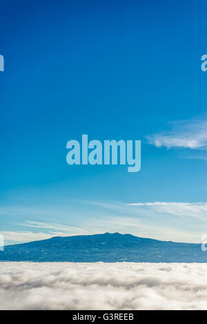Barva volcano and near mountain ranges in the central valley of Costa ...