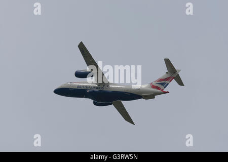 British Airways Dornier D328 jet on the runway at Biggin Hill airport ...