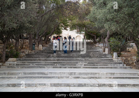 The Odeon of Herodes Atticus in central Athens, known as the Irodeio ...