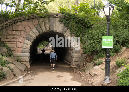Inscope Arch, Central Park, NYC Stock Photo - Alamy